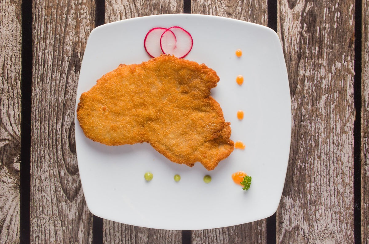 Snitel pane din file de porc